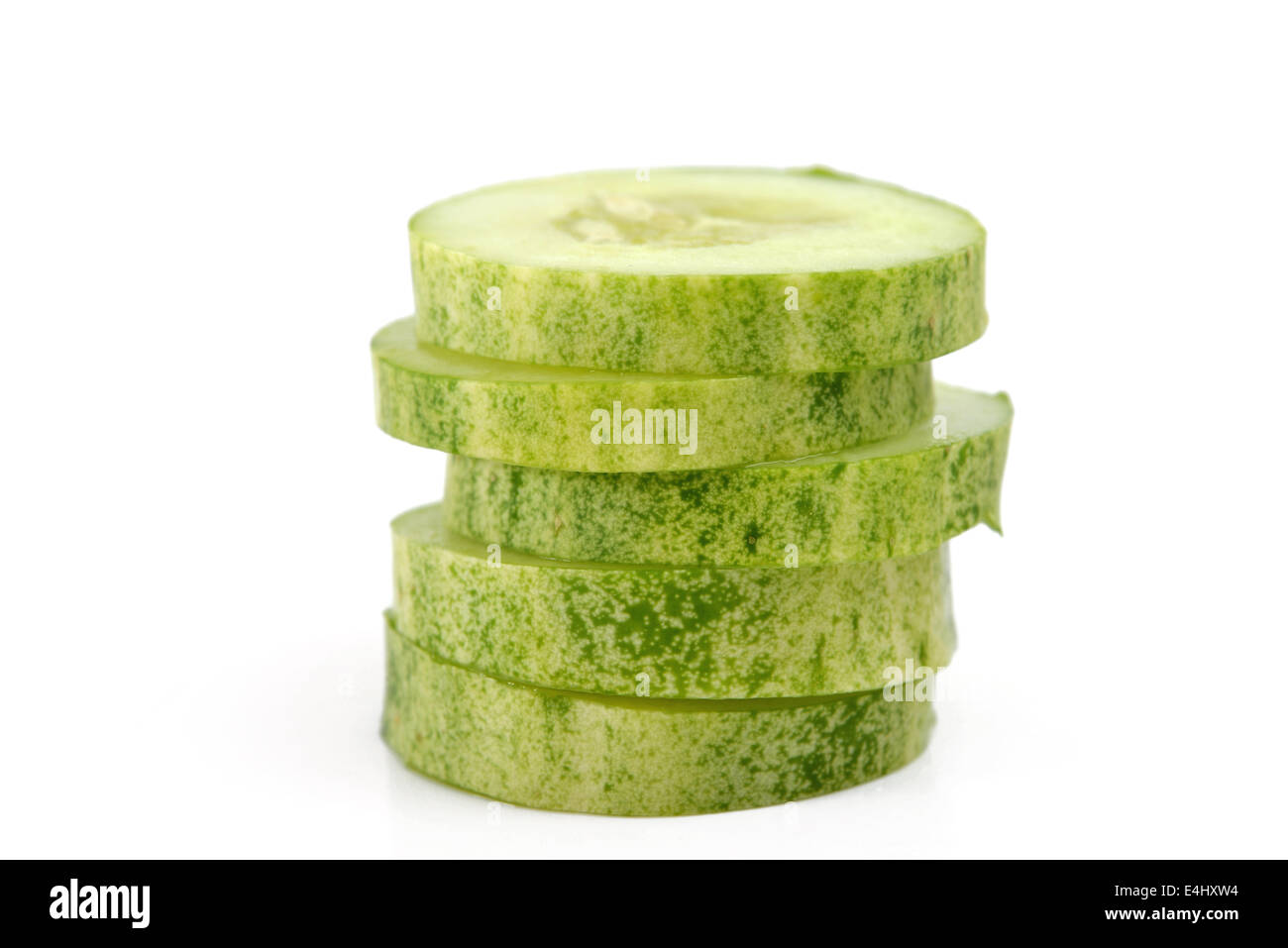 Split of cucumber Cut Out Stock Images & Pictures - Alamy