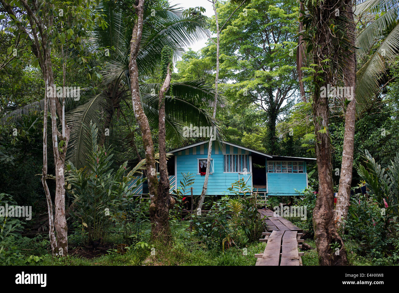 Lies the ngobe community known as salt creek quebrada sal hi-res stock ...