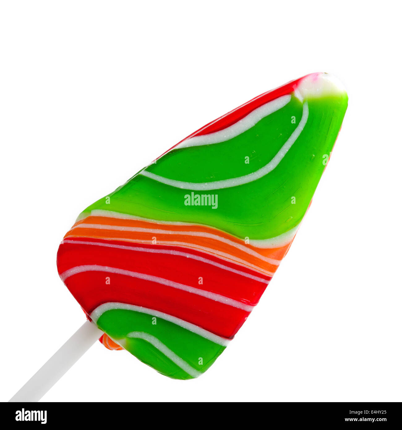 Colorful lollipop on a white background Stock Photo - Alamy