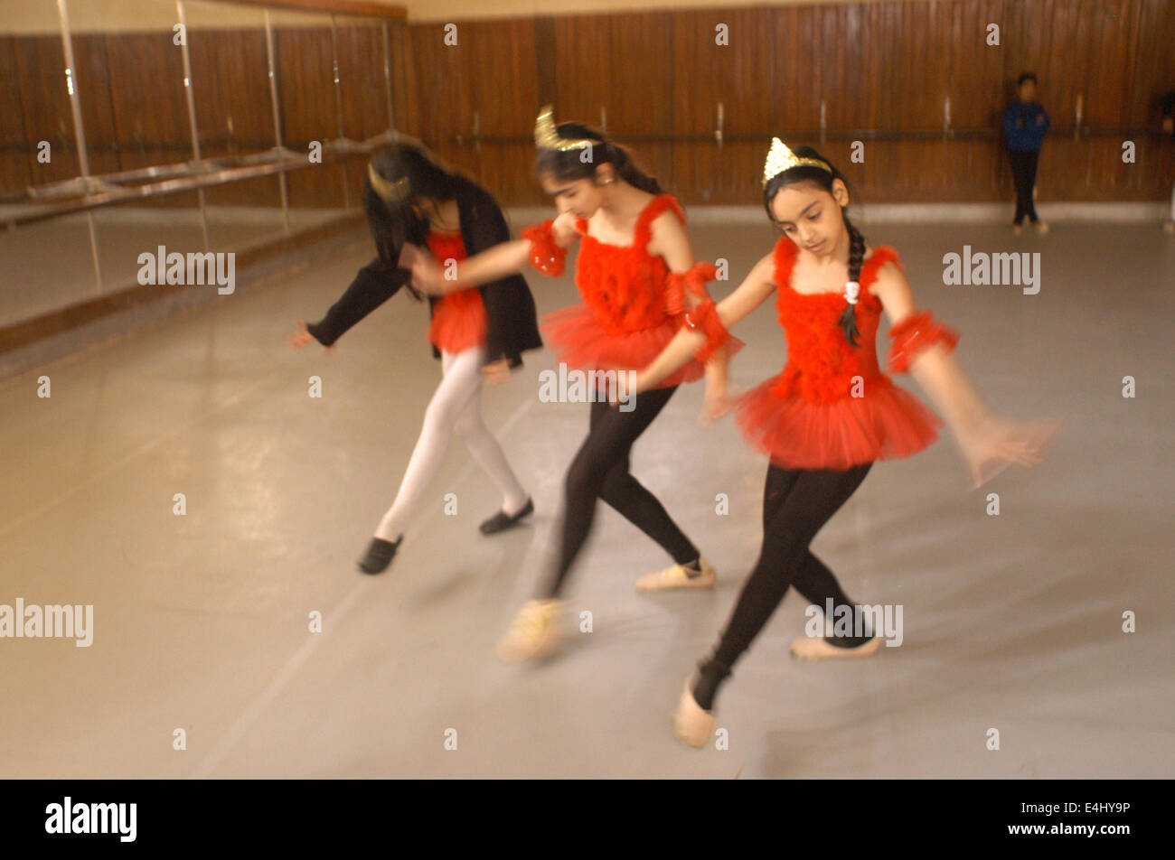 Dance Center of Baghdad girls rehearse every day trying to normalize ...