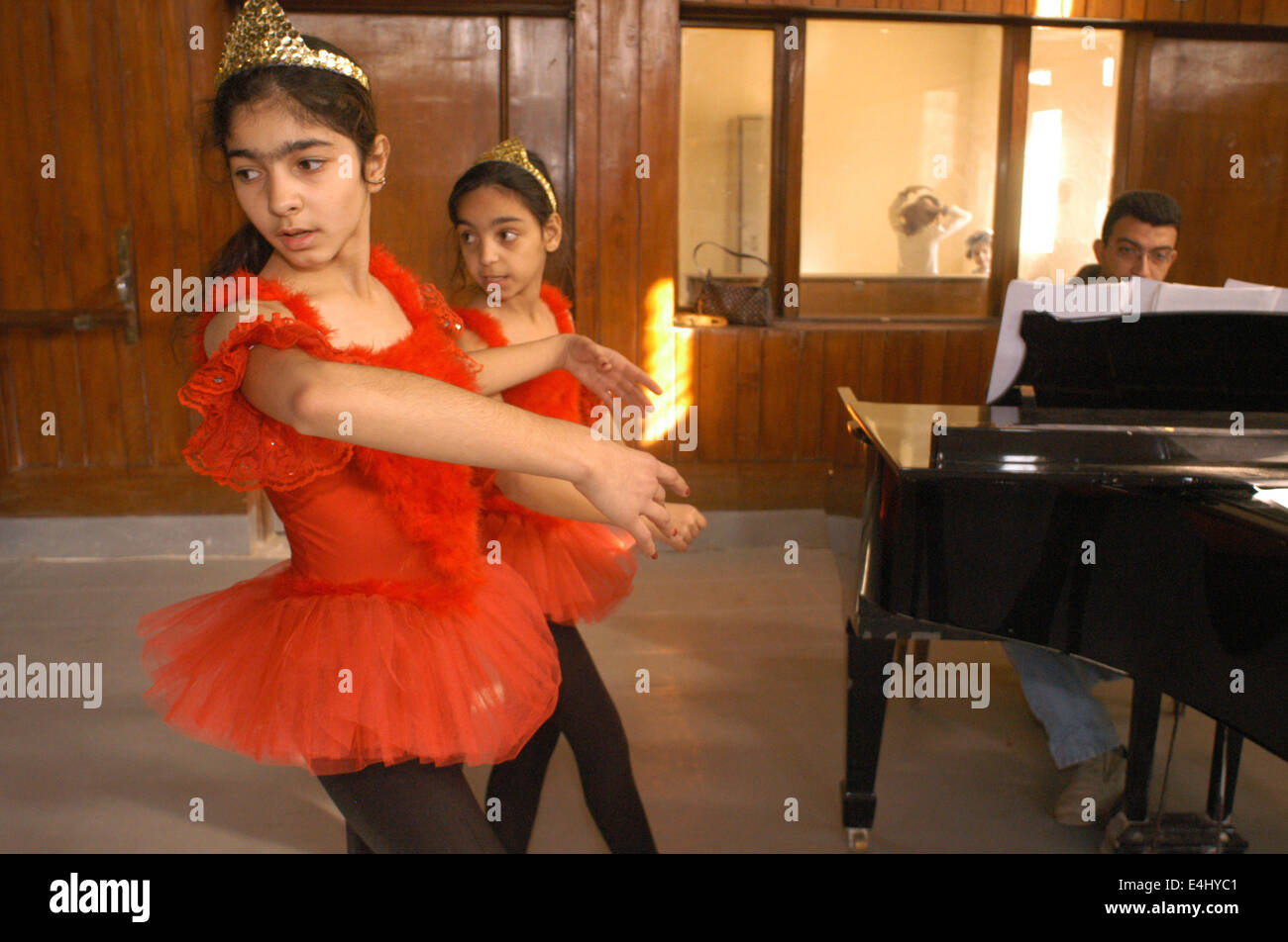 Dance Center of Baghdad girls rehearse every day trying to normalize ...