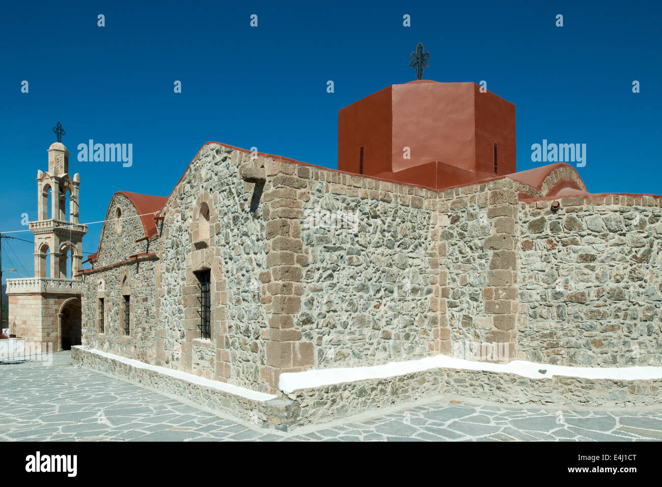 Griechenland, Rhodos, Asklipio (Asklipion), Kirche Kimisis tis ...