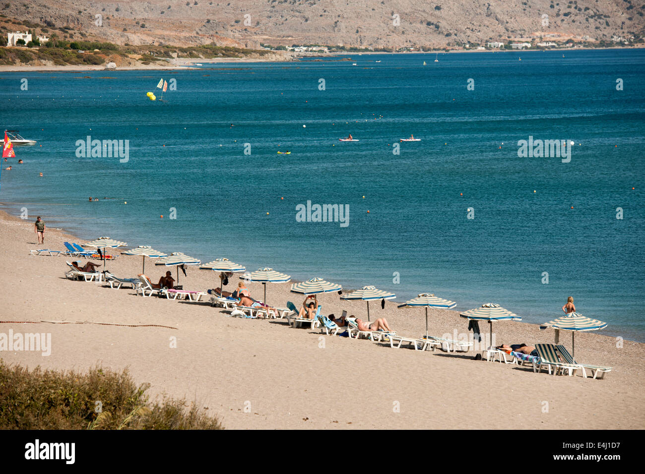 Griechenland, Rhodos, Kiotari, Strand Stock Photo - Alamy