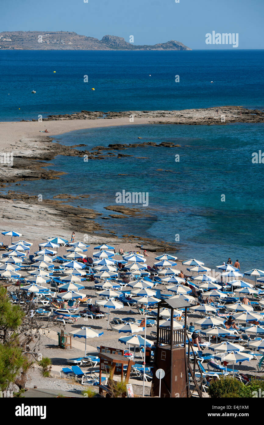 Griechenland, Rhodos, Kiotari, Strand Stock Photo - Alamy