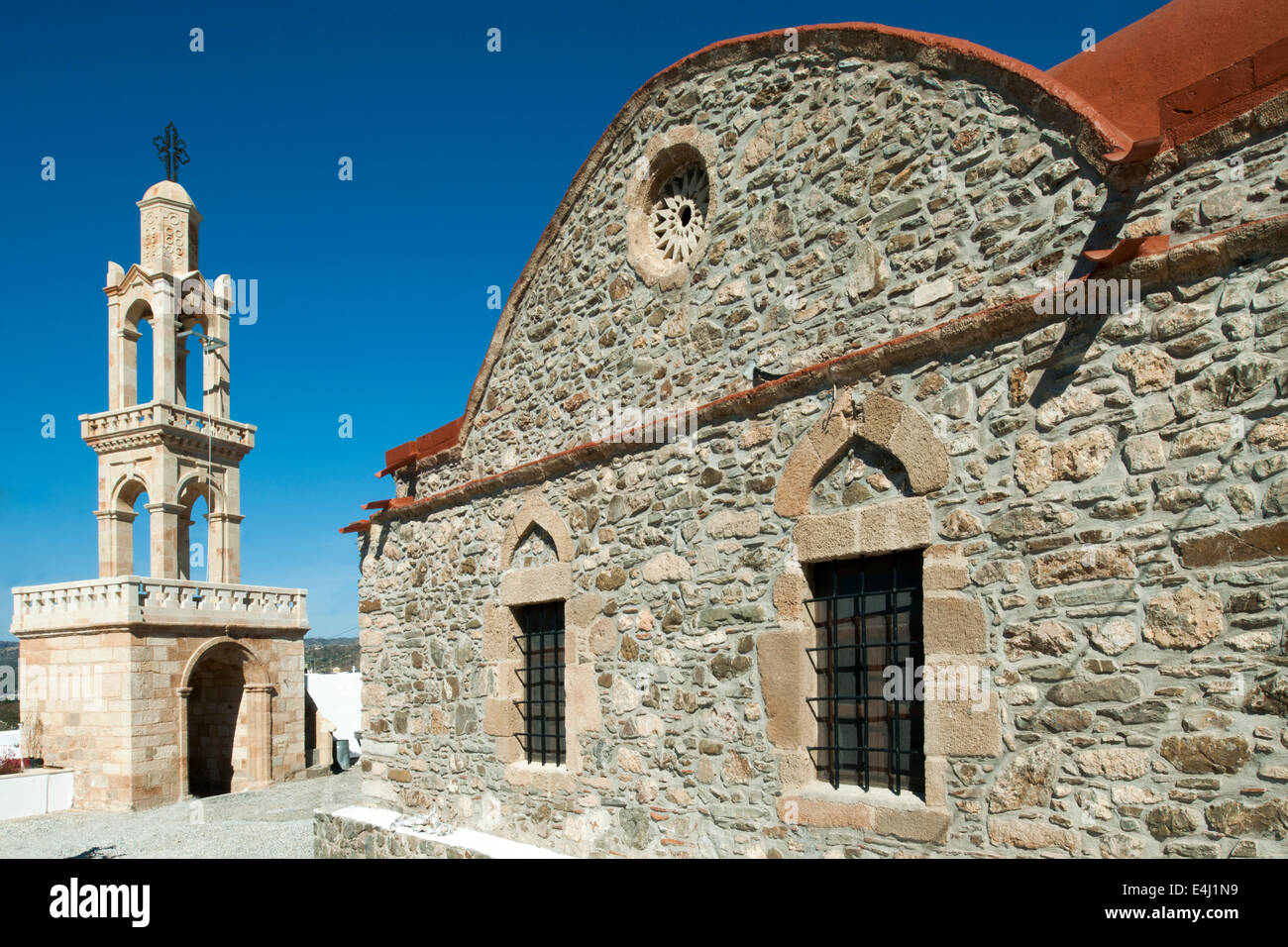 Griechenland asklipio asklipion kirche kimisis hi-res stock photography ...