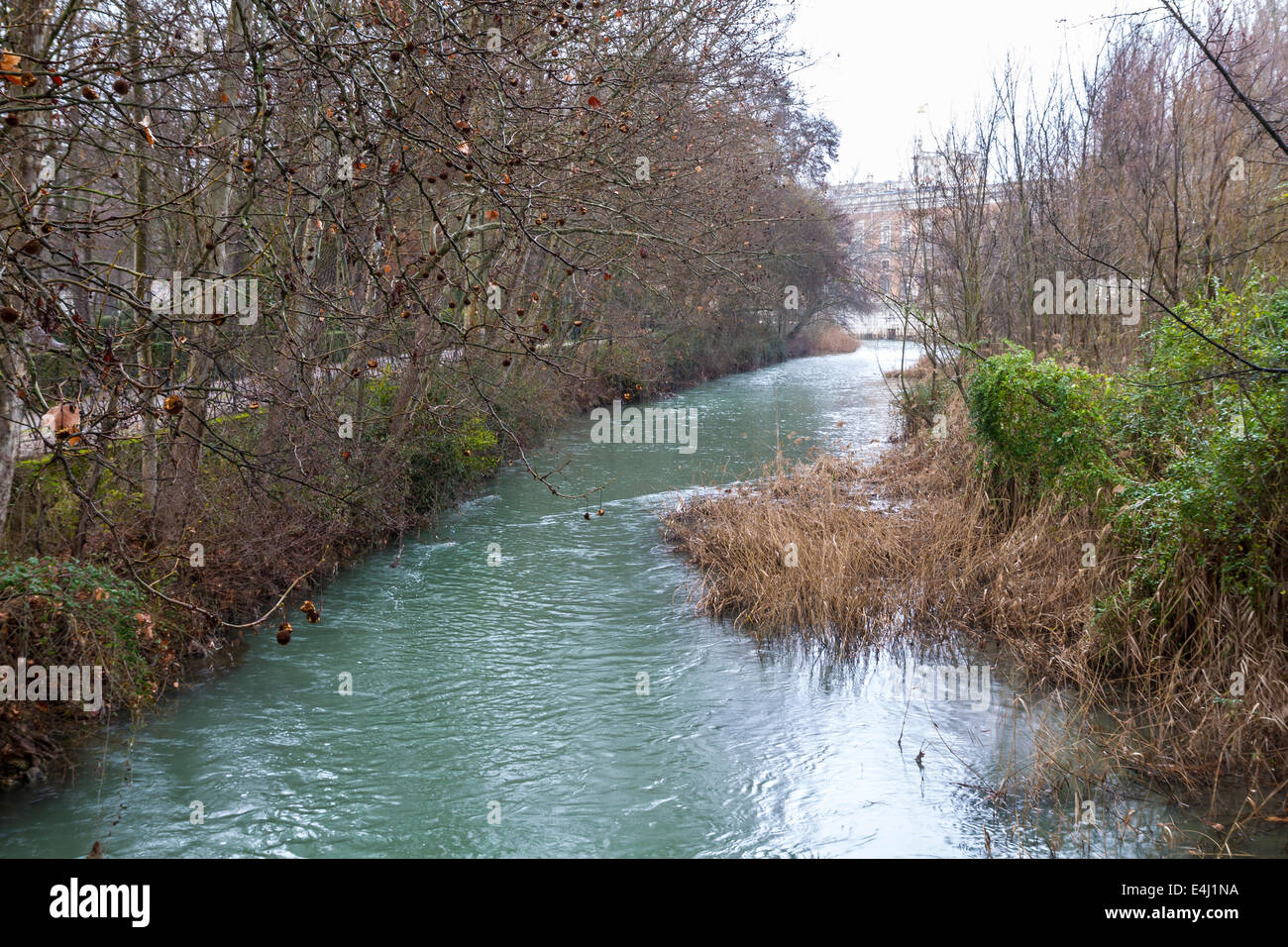 Tajo river. Palace of Aranjuez, Madrid, Spain Stock Photo - Alamy
