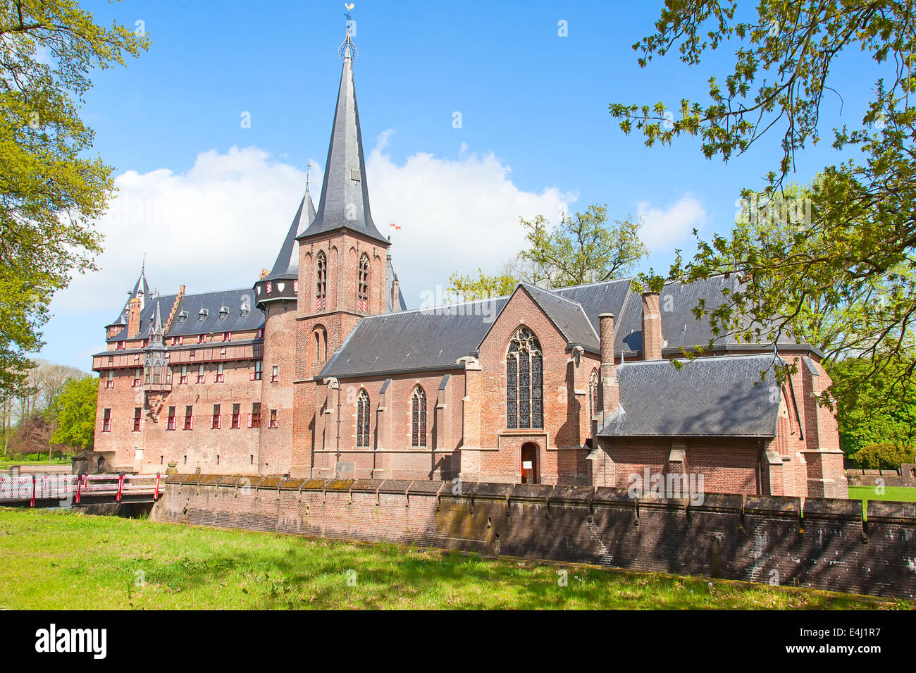 Ancient De Haar castle near Utrecht, Netherlands Stock Photo - Alamy