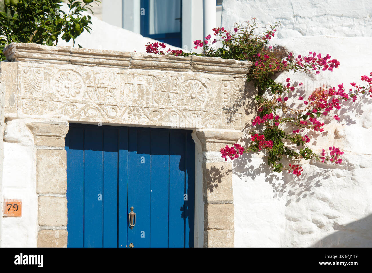 Griechenland, Rhodos, Lachania, Dorfhaus Stock Photo - Alamy