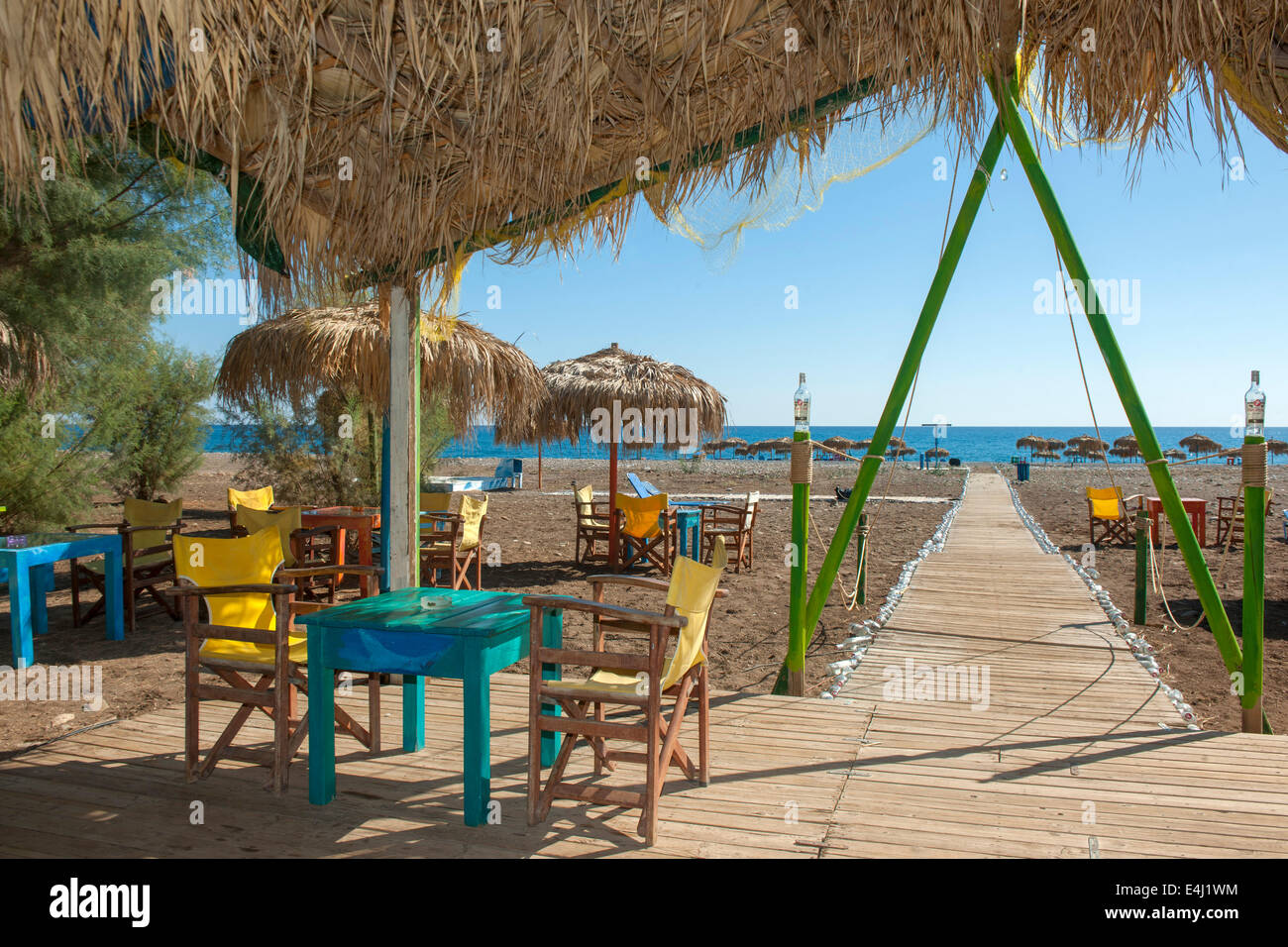 Rhodes beach club hi-res stock photography and images - Alamy
