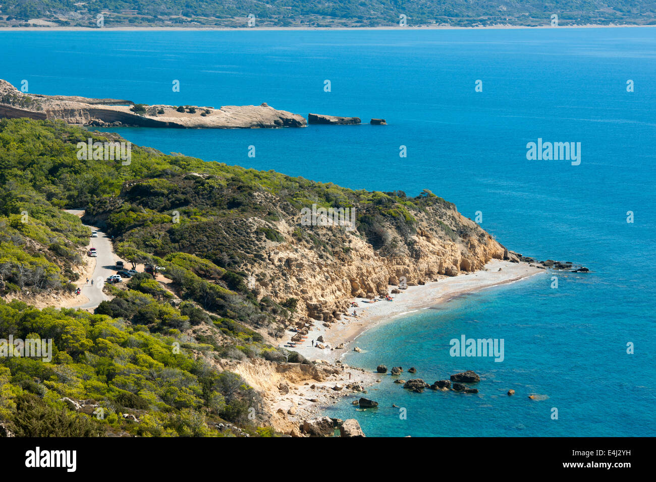 Monolithos Rhodes Beach High Resolution Stock Photography and Images ...