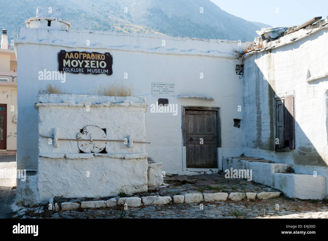 Griechenland, Rhodos, Embona, Bergdorf am Fuße des 1215 Meter hohen ...