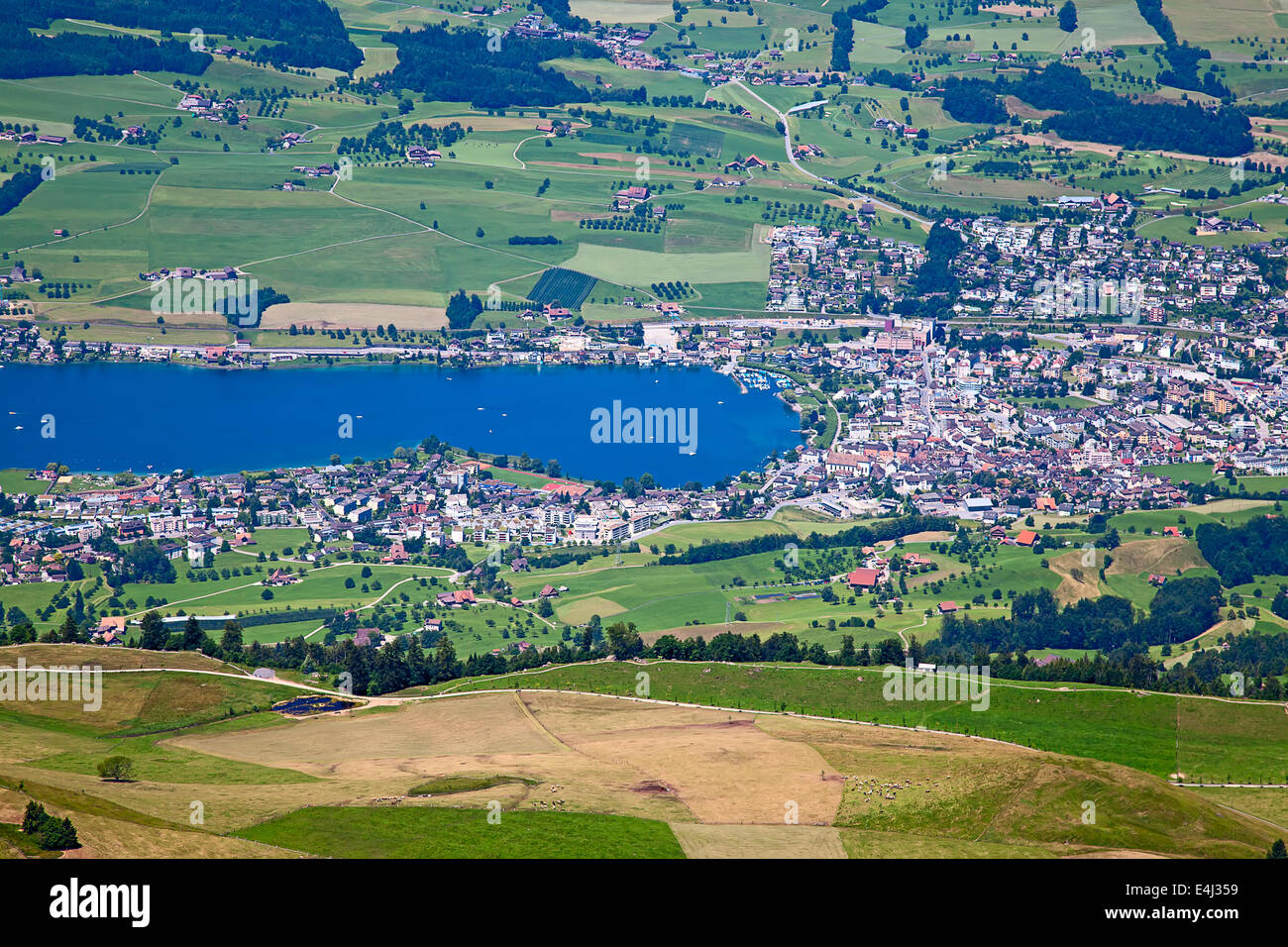 Scenic hiking trail rigi mountain hi-res stock photography and images ...