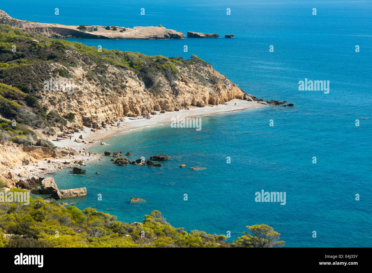 Monolithos Rhodes Beach High Resolution Stock Photography and Images ...
