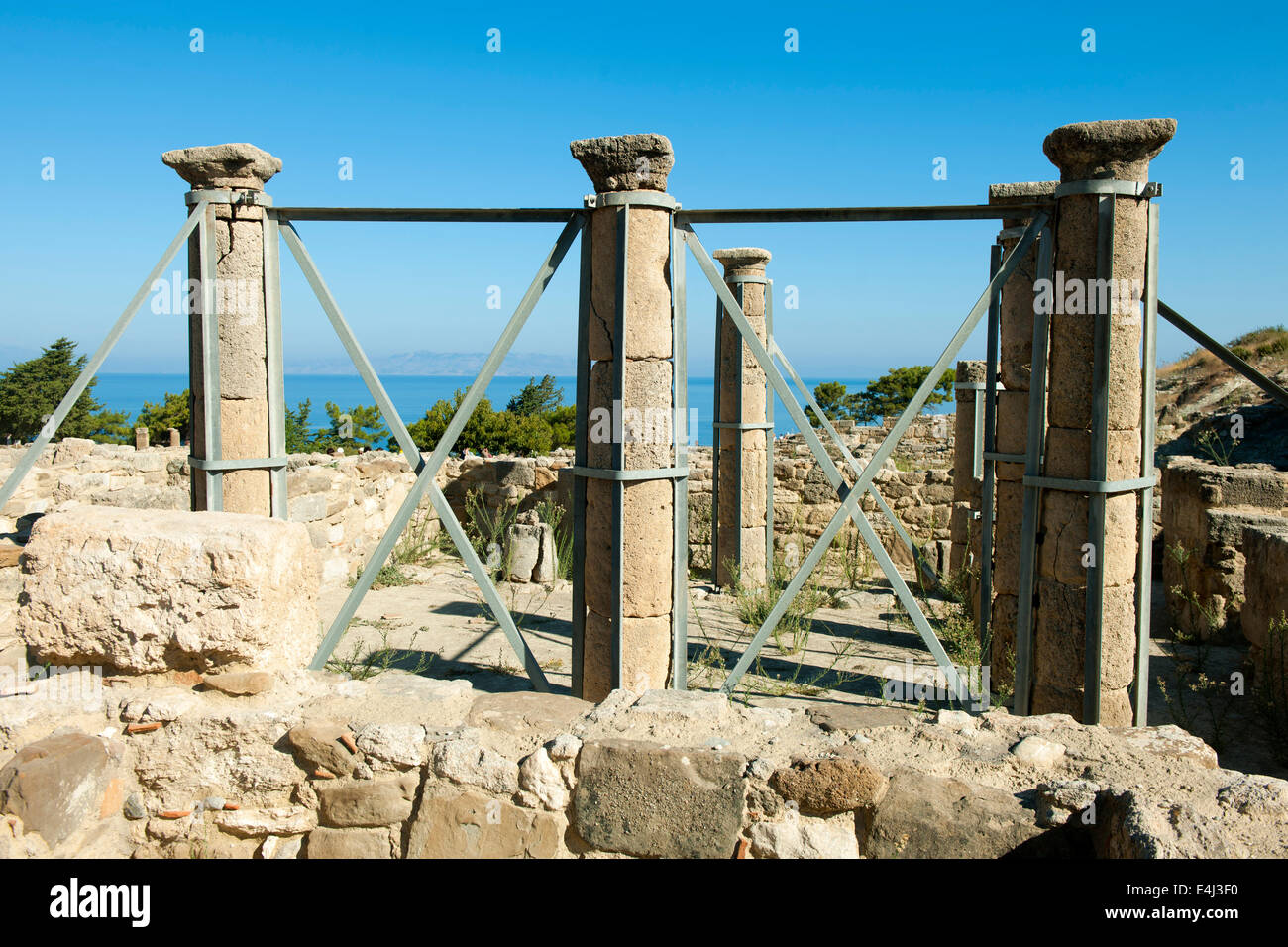 Griechenland, Rhodos, Kamires (Kamirou, Kamiros oder Kameiros) war eine ...