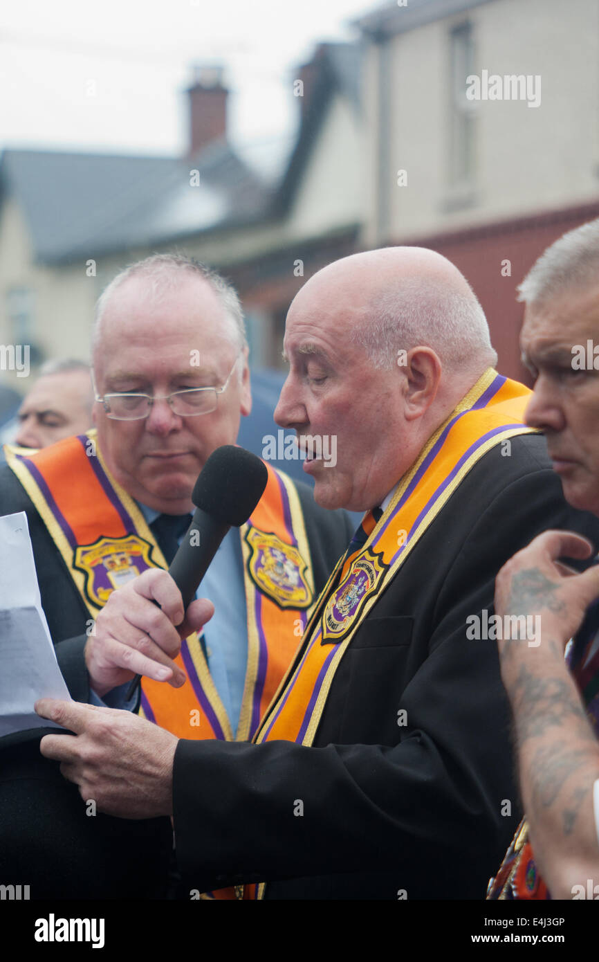 Spencer Beattie Dep Grand Master belfast Stock Photo - Alamy