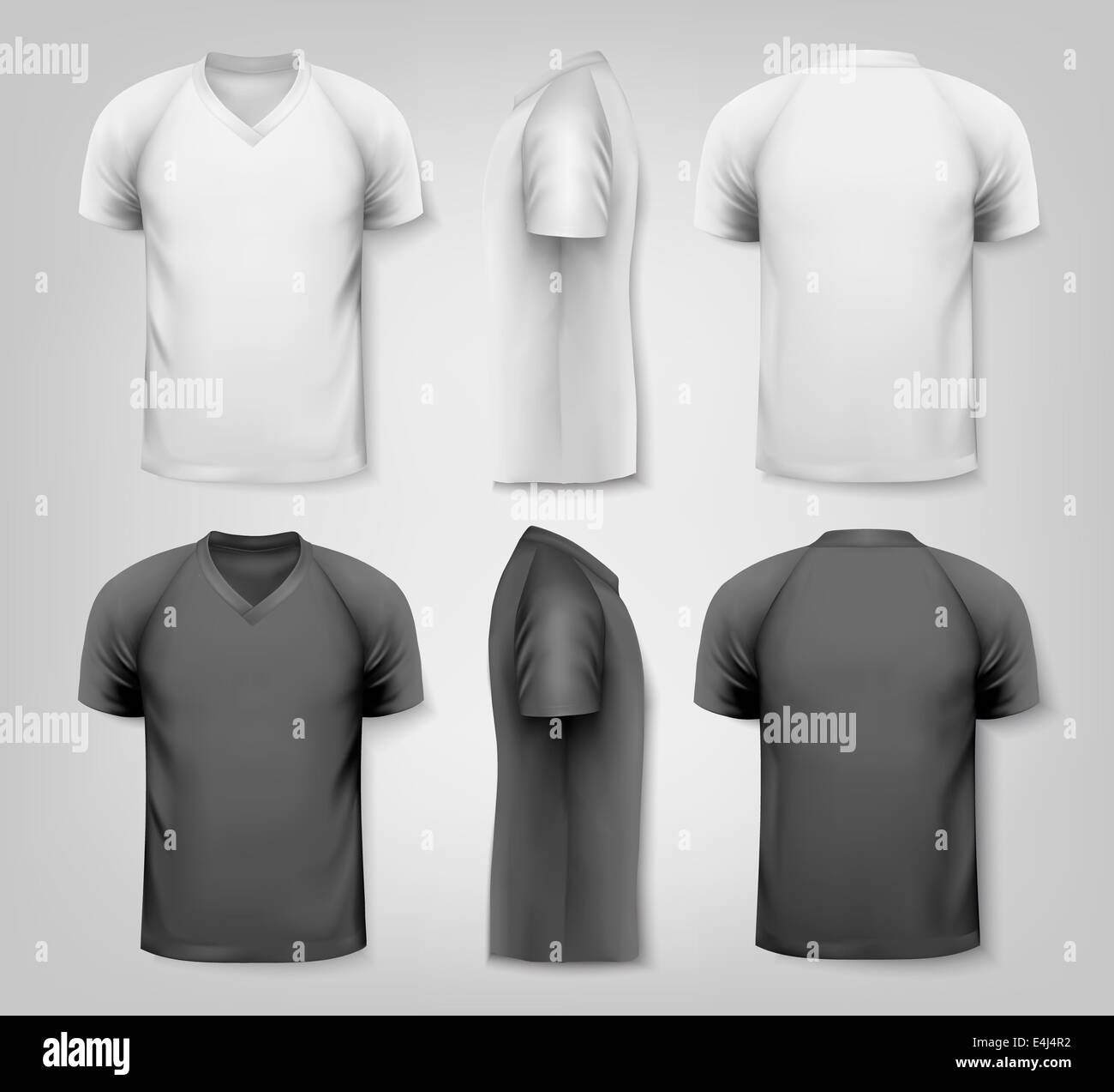 Black V Neck Tshirt High Resolution Stock Photography and Images - Alamy