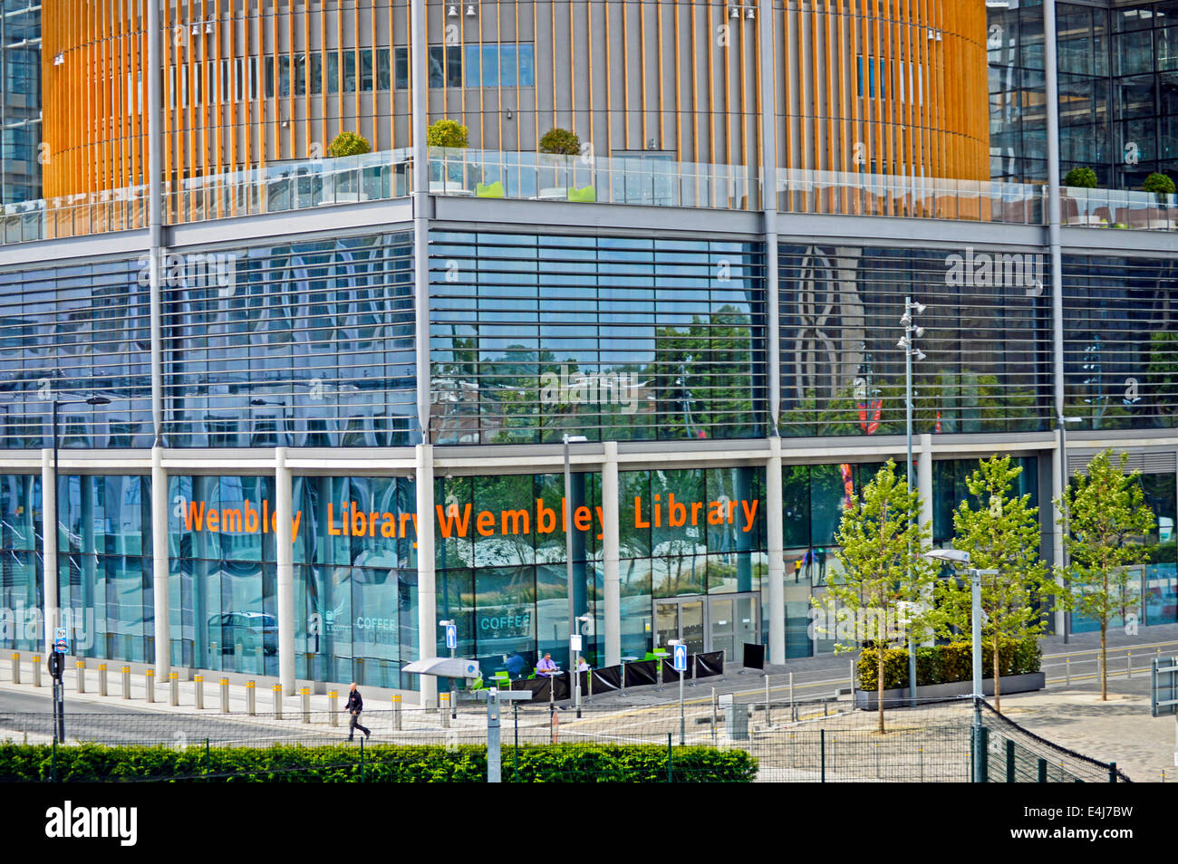 The Wembley Library at the Brent Civic Centre, London Borough of Brent ...