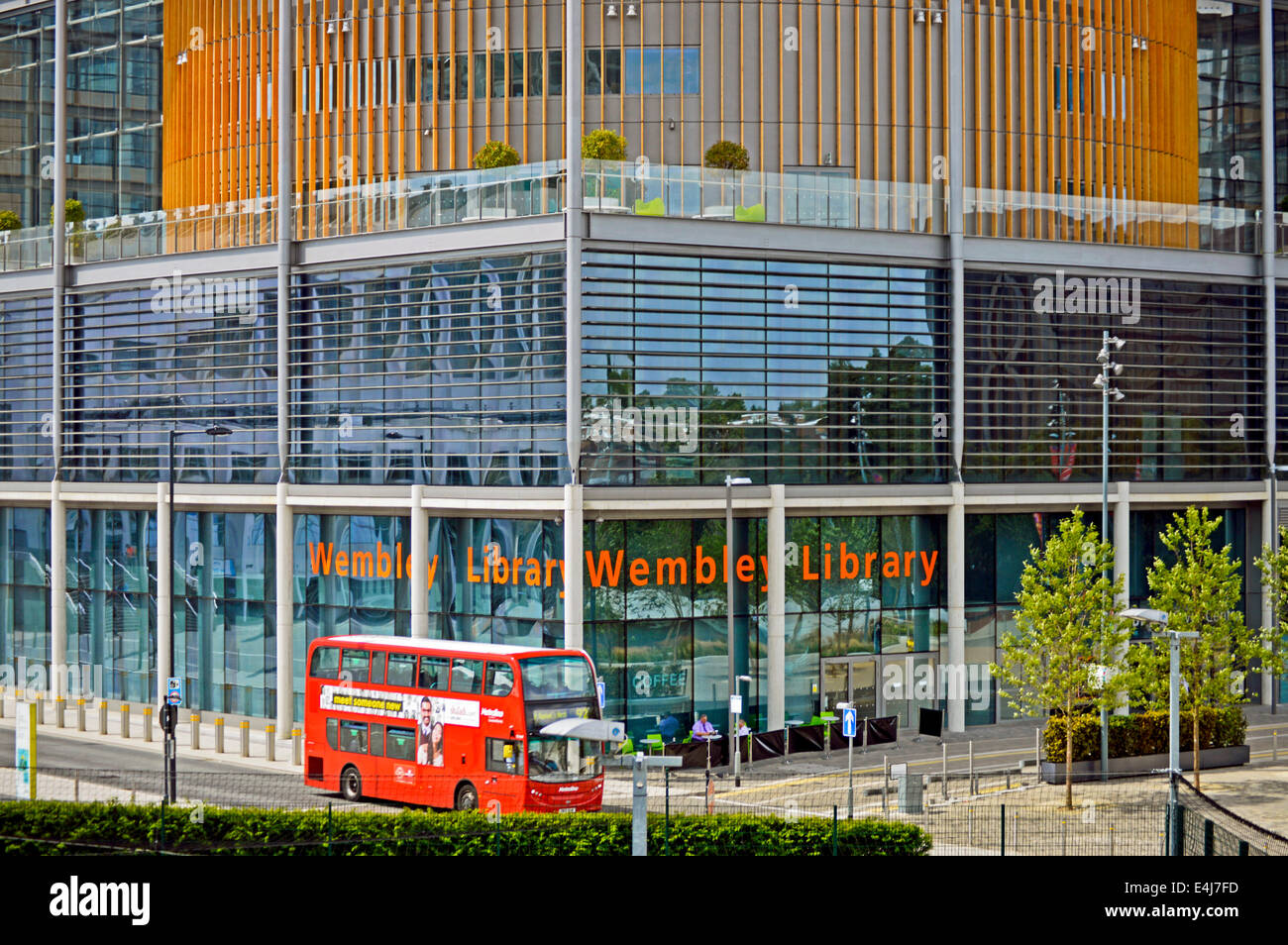 The Wembley Library at the Brent Civic Centre, London Borough of Brent ...