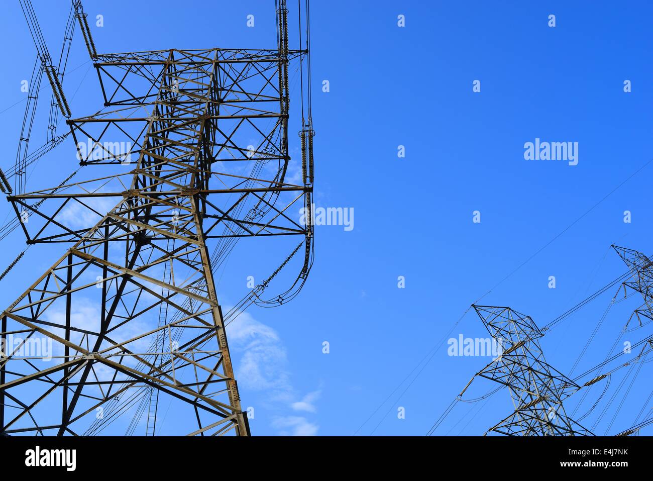 High voltage pylon Stock Photo - Alamy