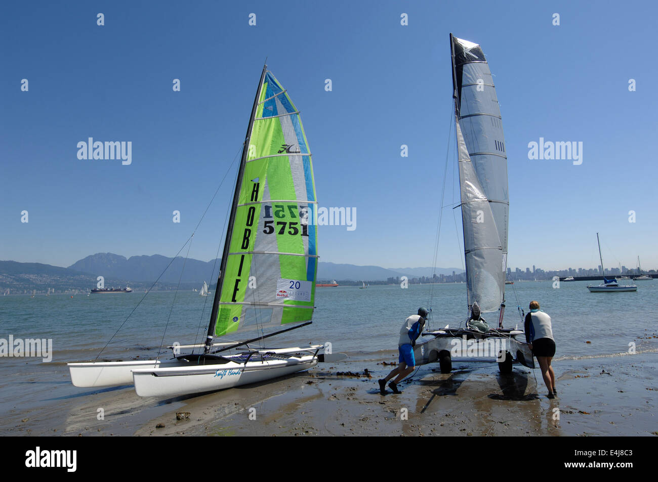Vancouver, Canada. 12th July, 2014. Sailors compete at the 2014 Red ...