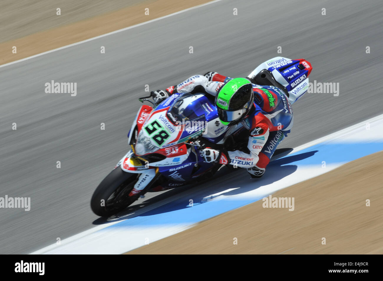 Monterey, California, USA. 12th July, 2014. Voltcom Crescent Suzuki ...