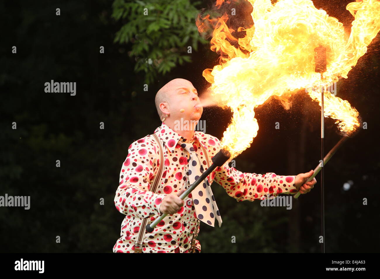 Pyromancer laya healthcare city festival dublin hi-res stock ...