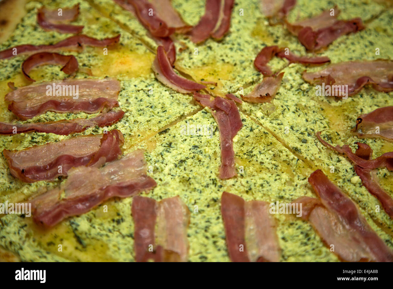 Closeup of the pizza Stock Photo - Alamy