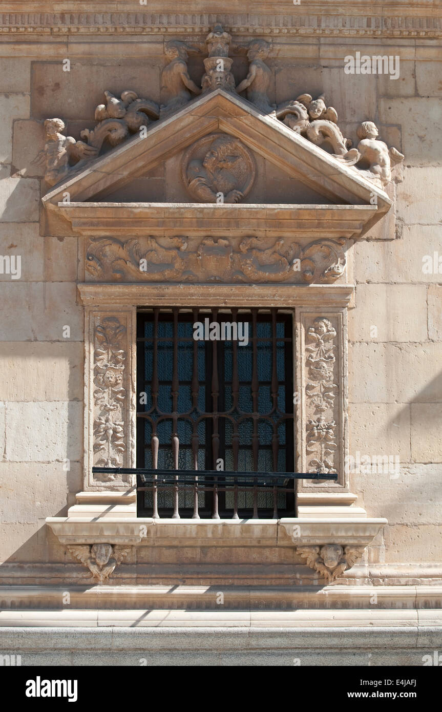 Old window. Details and perspective views Stock Photo - Alamy