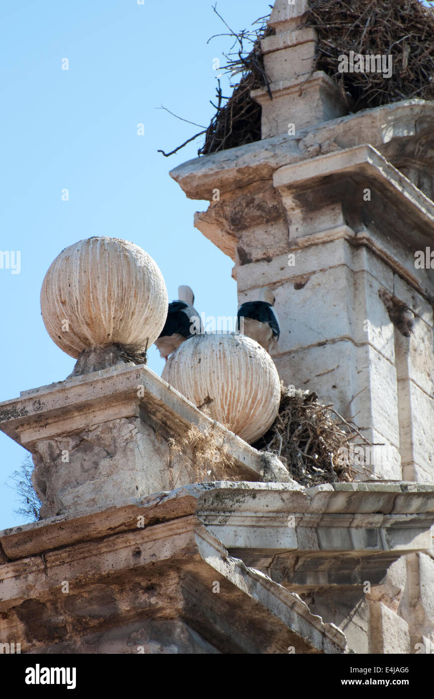 Old urban architecture picture. Details and perspective views Stock ...