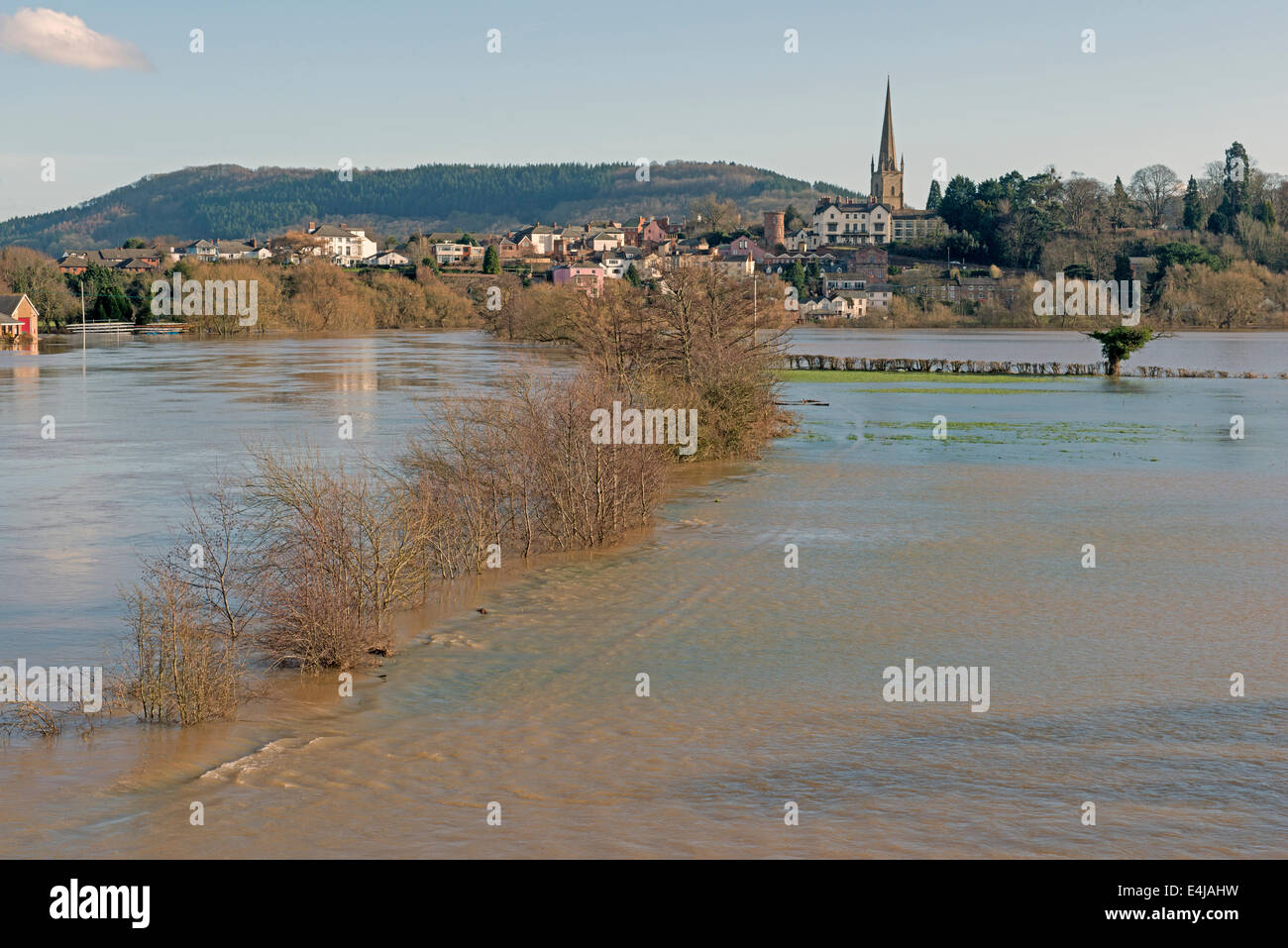 River wye flooding hi-res stock photography and images - Alamy