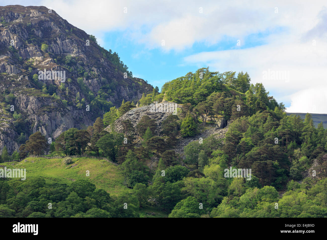 Castle Crag, Borrowdale, Lake District, Cumbria Stock Photo - Alamy