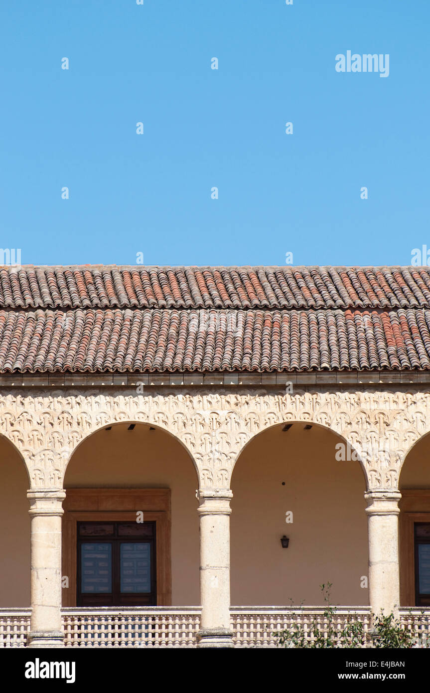 Old urban architecture picture. Details and perspective views Stock ...