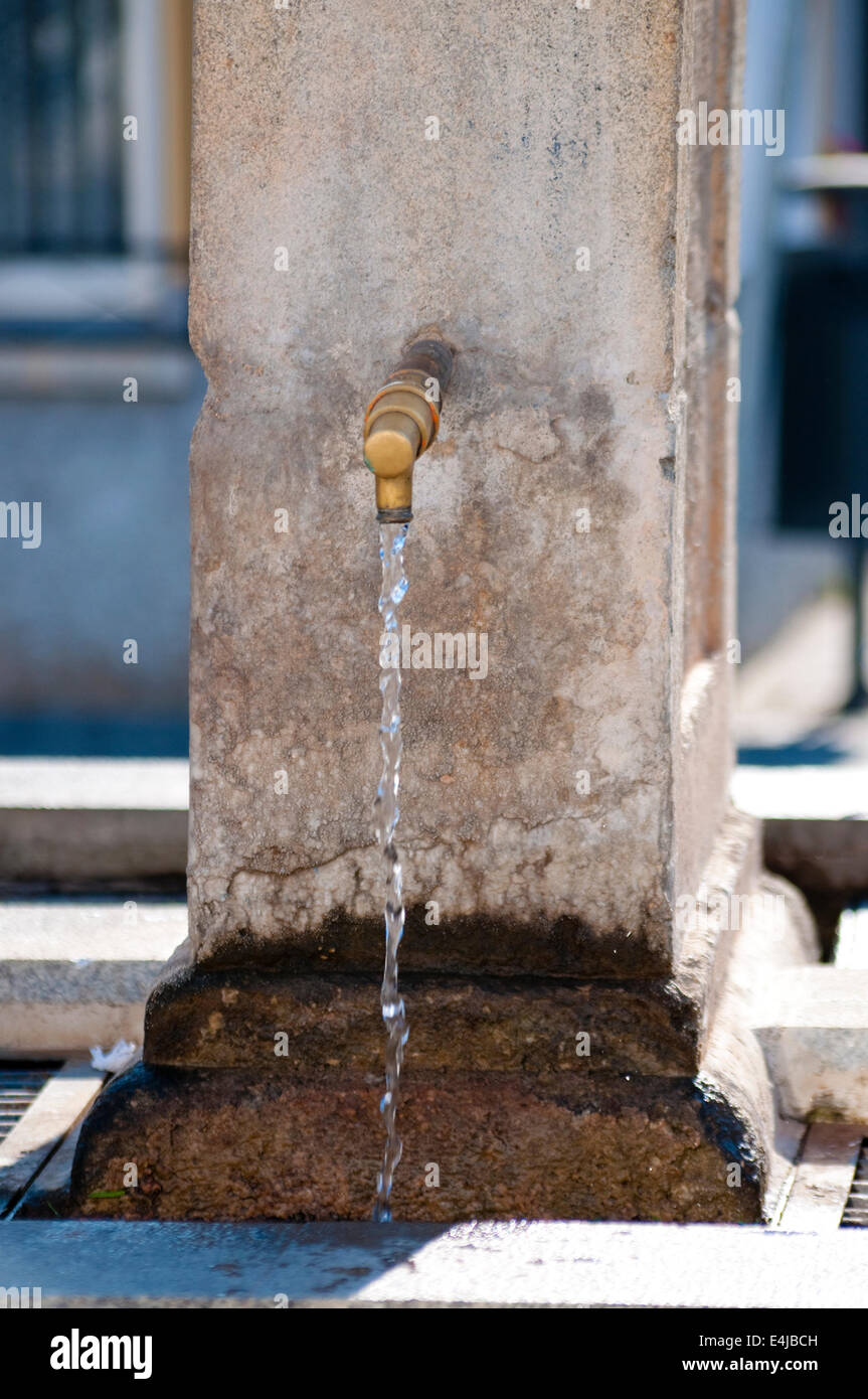 Picture of an old water fountain in antique street Stock Photo - Alamy