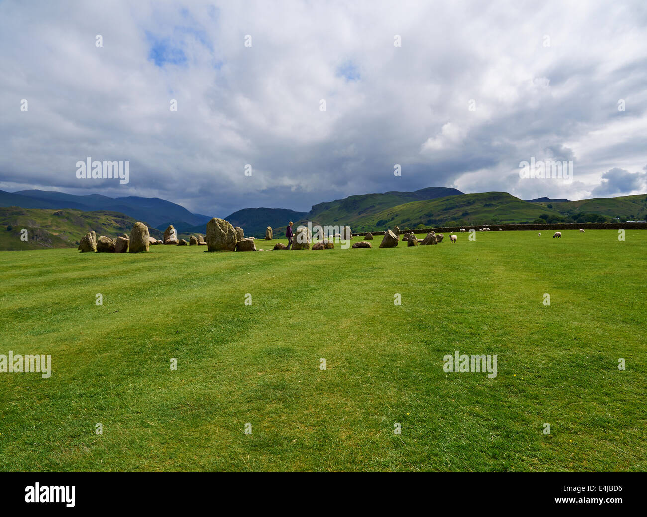 Castlerigg Stone Circle, Lake District, Cumbria Stock Photo - Alamy