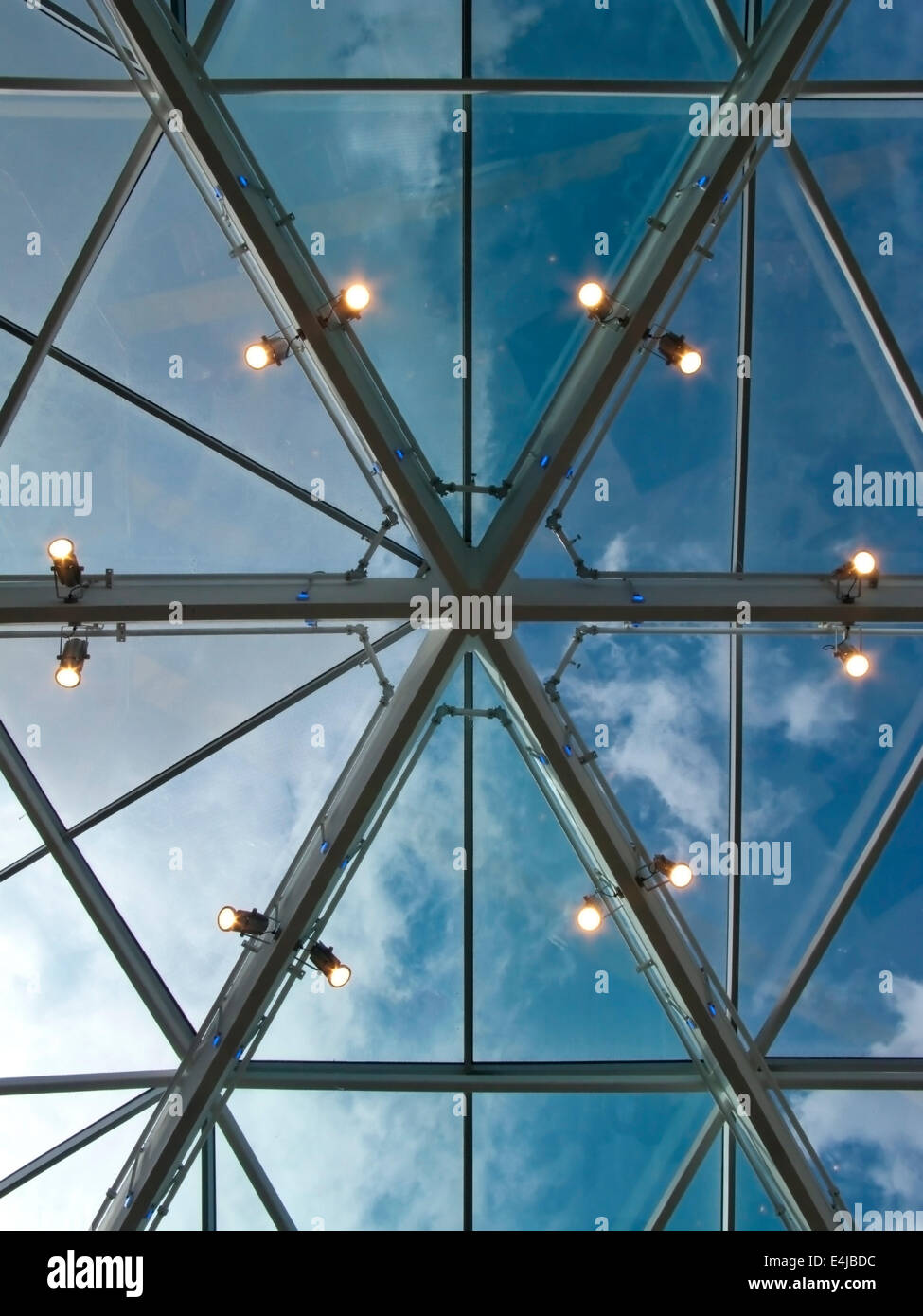 Picture of a window glass with great architecture Stock Photo - Alamy