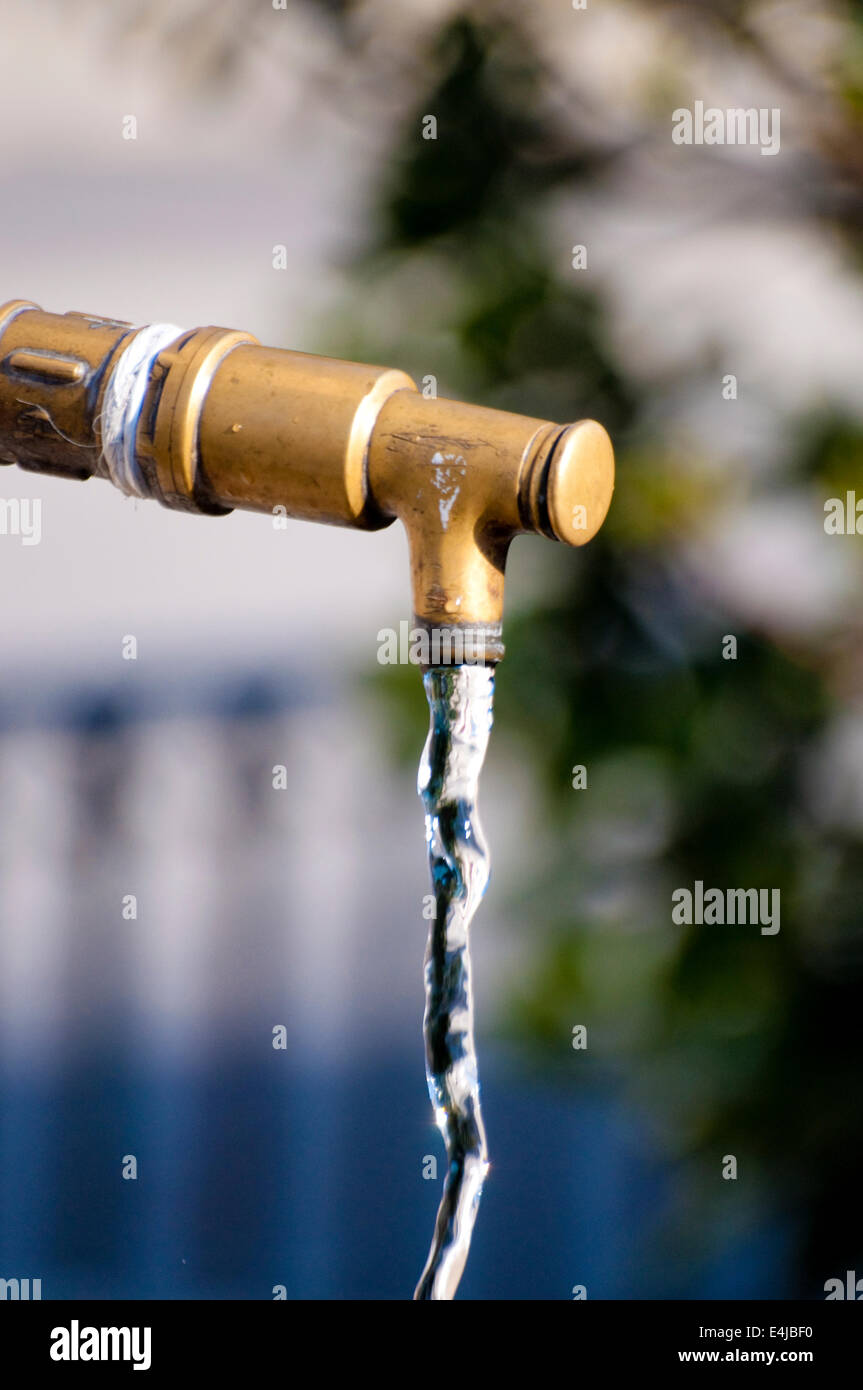 Picture of an old water fountain in antique street Stock Photo - Alamy