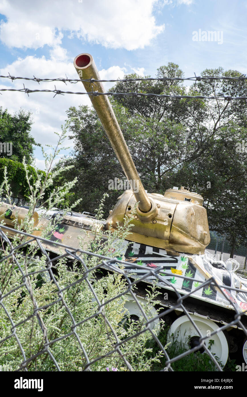 Russian Tank bought by Russell Gray, property developer and placed at ...