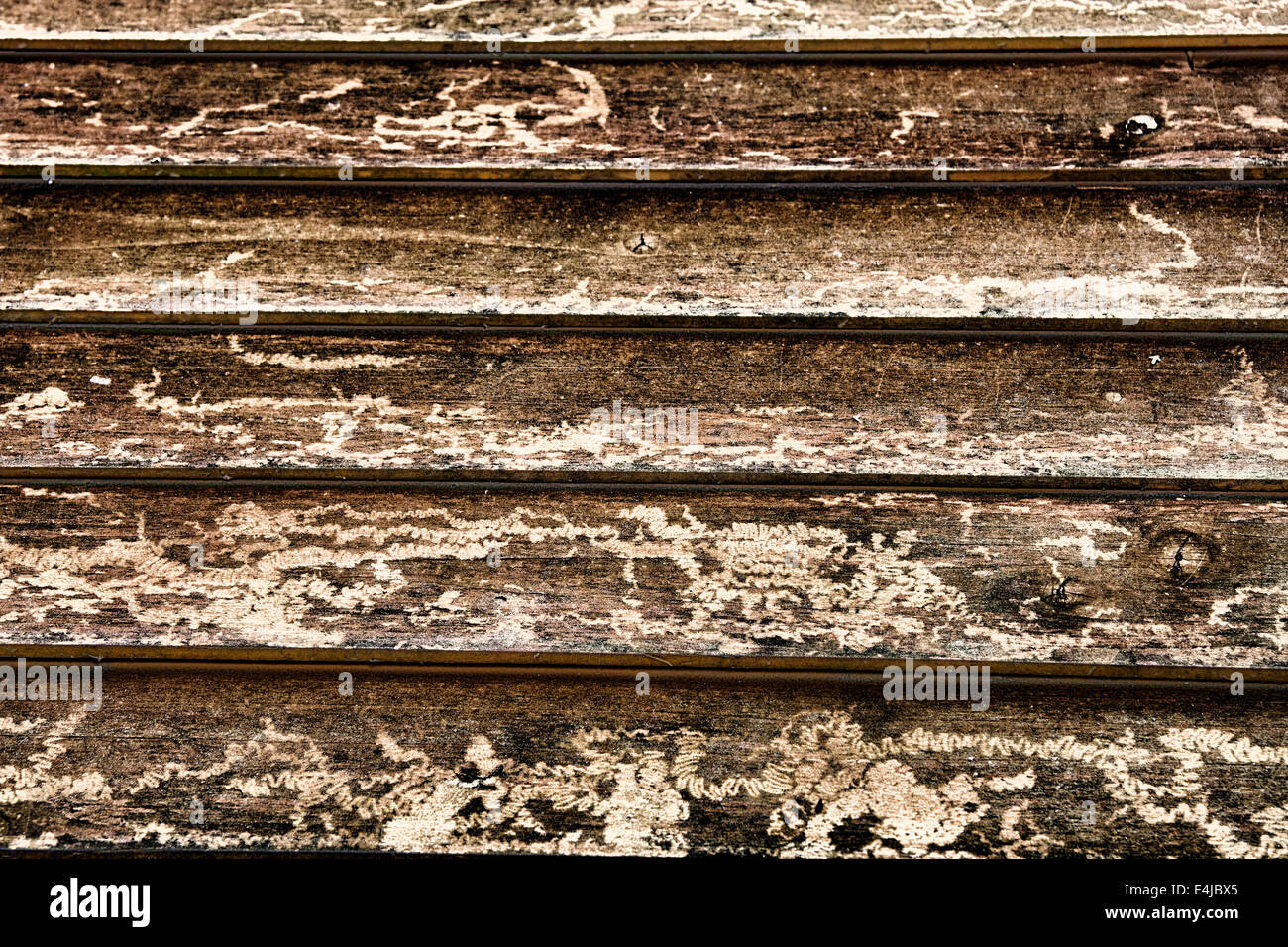 Ship lapped timber roof Stock Photo - Alamy