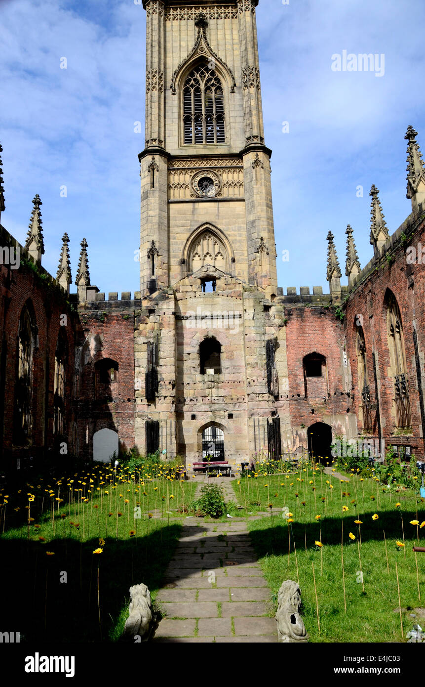 Church of St Luke also known as the Bombed out church after damage ...