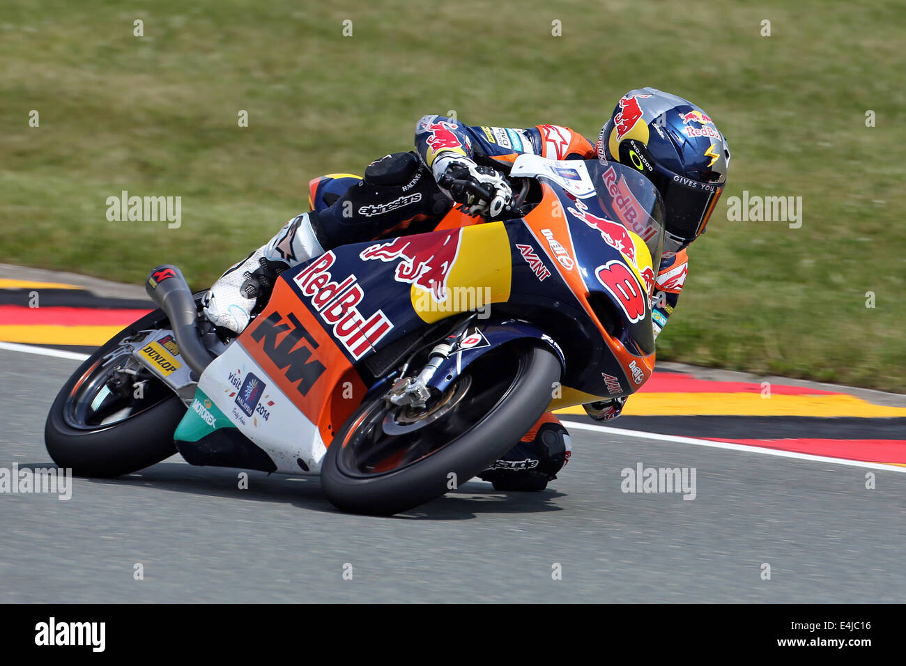 Hohenstein-Ernstthal, Germany. 13th July, 2014. Australian moto3 rider ...