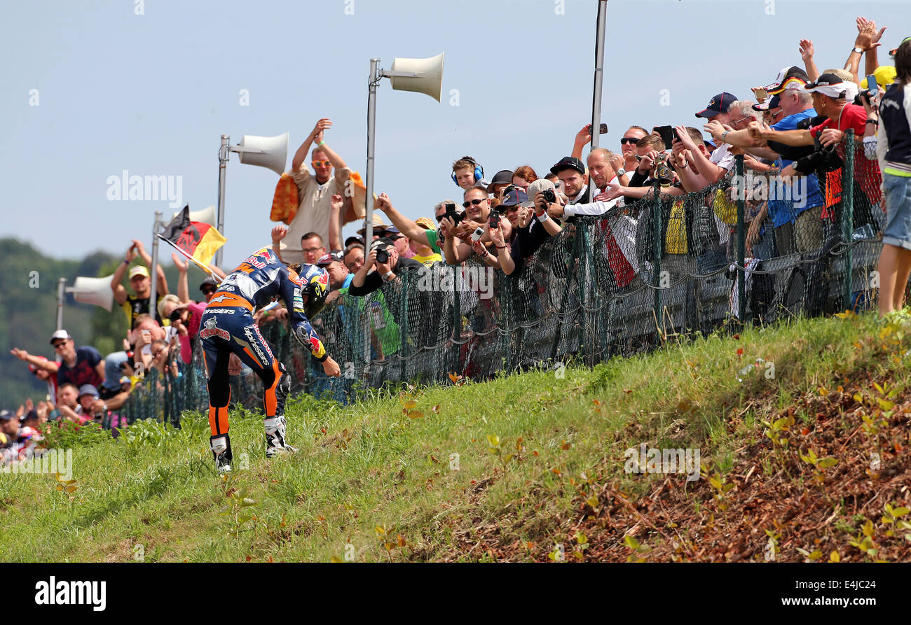 Hohenstein-Ernstthal, Germany. 13th July, 2014. Australian Moto3 driver ...
