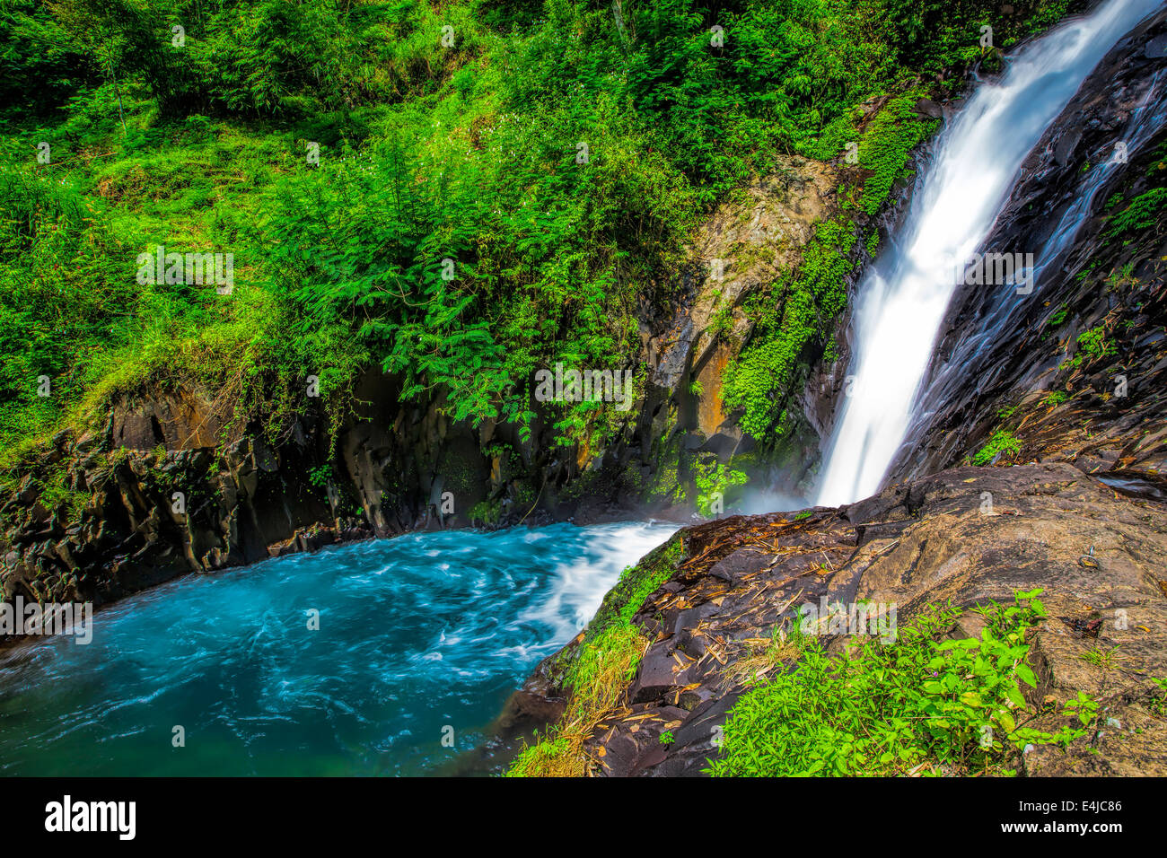 Gitgit waterfall bali island hi-res stock photography and images - Alamy