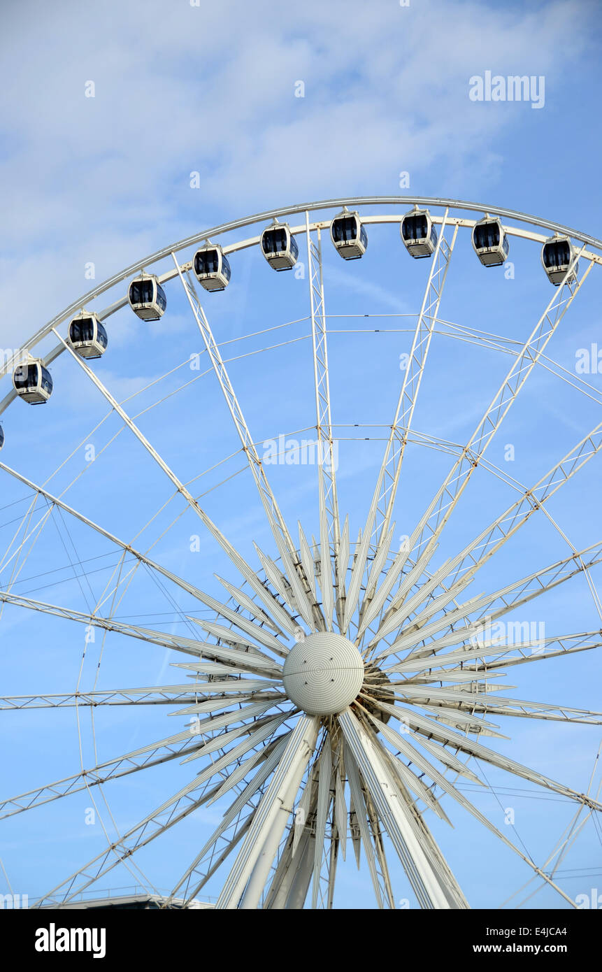 The Liverpool Eye 360 in the Albert Dock, Liverpool, England UK Stock ...