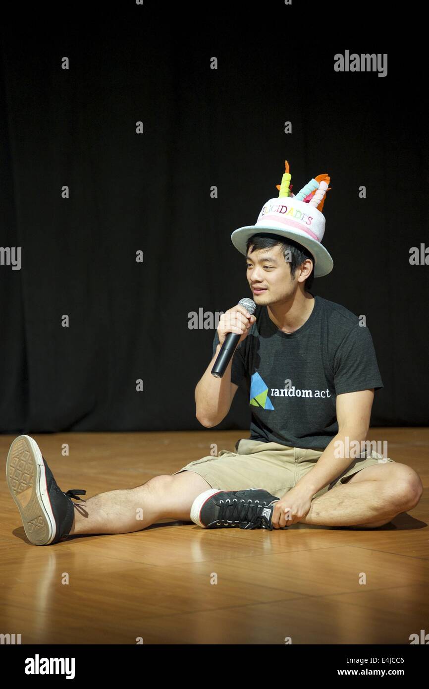 Madrid, Spain. 13th July, 2014. Canadian actor Osric Chau attends the ...