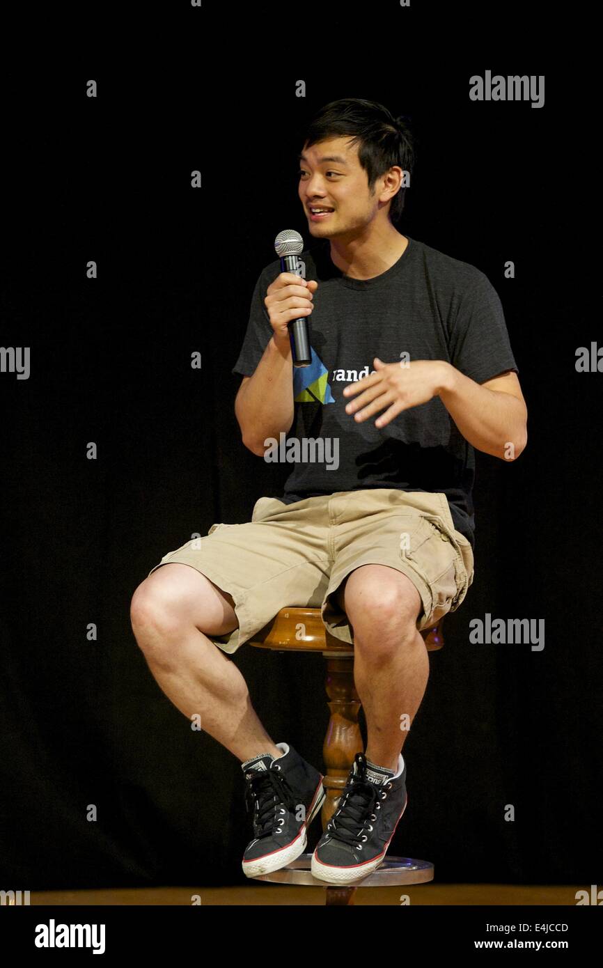 Madrid, Spain. 13th July, 2014. Canadian actor Osric Chau attends the ...