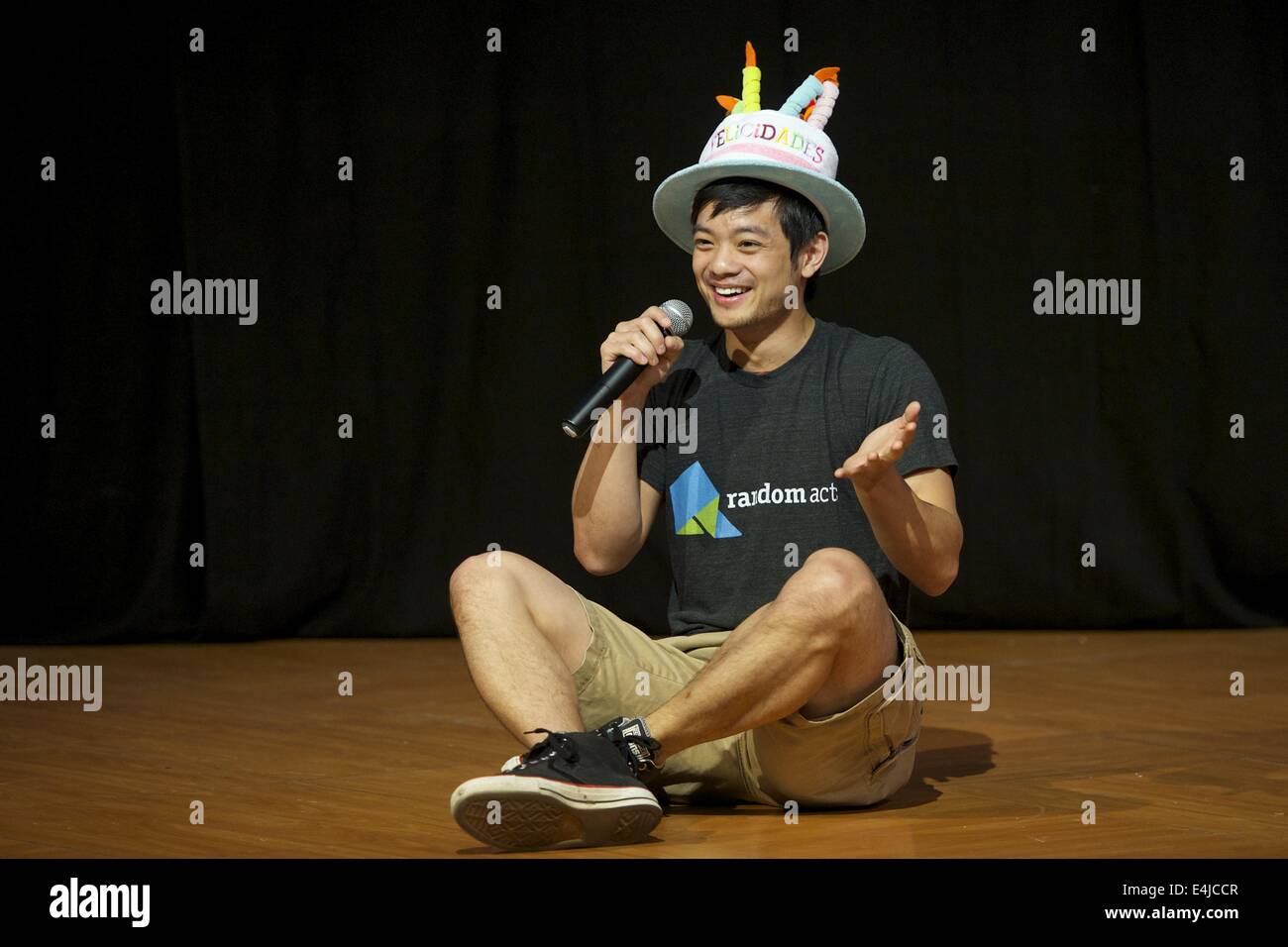 Madrid, Spain. 13th July, 2014. Canadian actor Osric Chau attends the ...