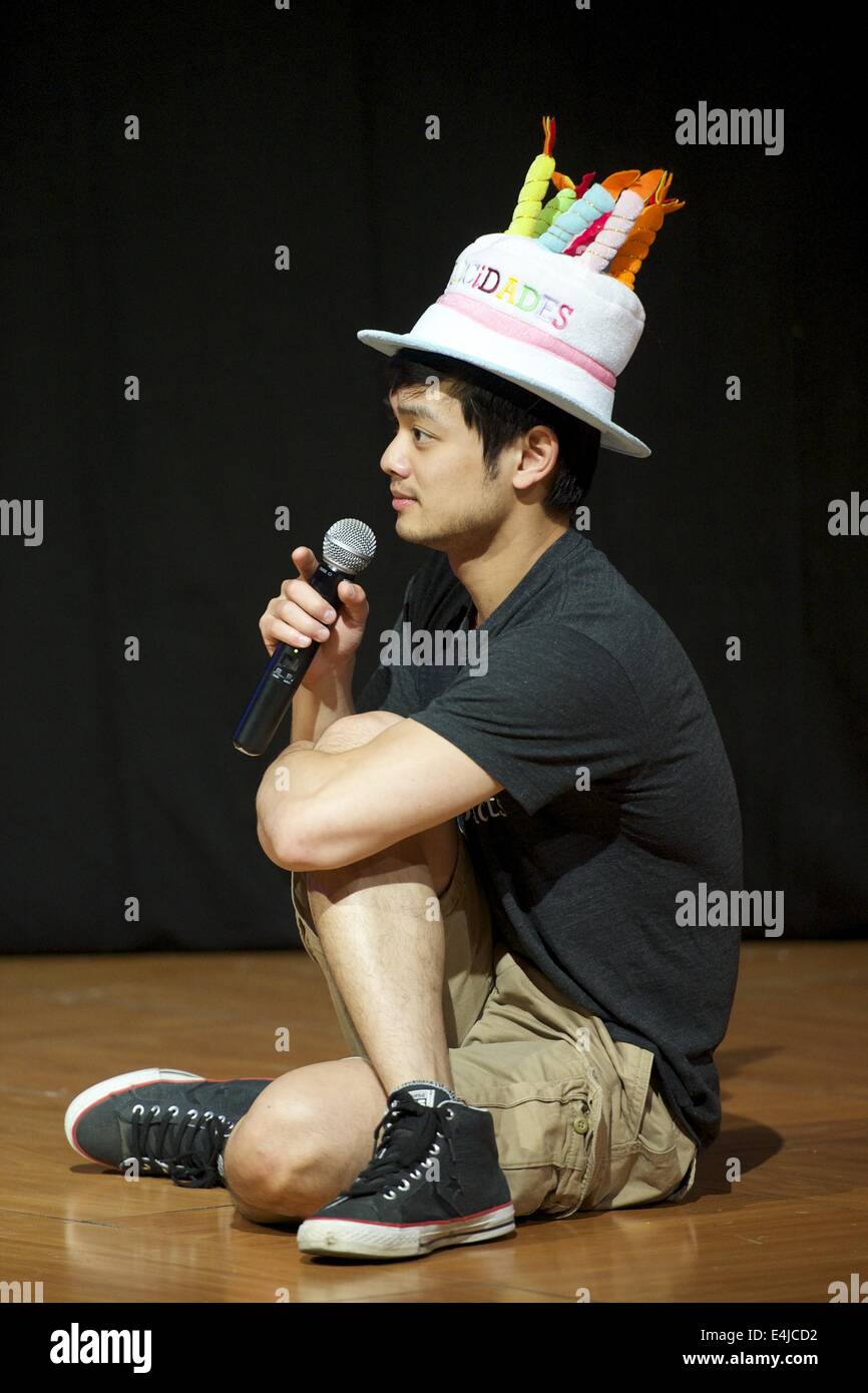 Madrid, Spain. 13th July, 2014. Canadian actor Osric Chau attends the ...