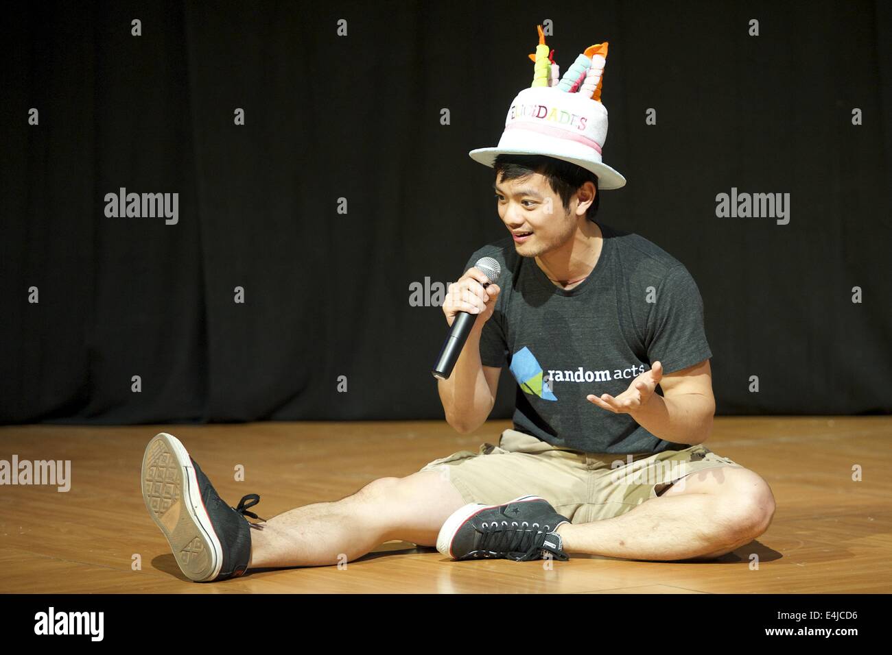 Madrid, Spain. 13th July, 2014. Canadian actor Osric Chau attends the ...