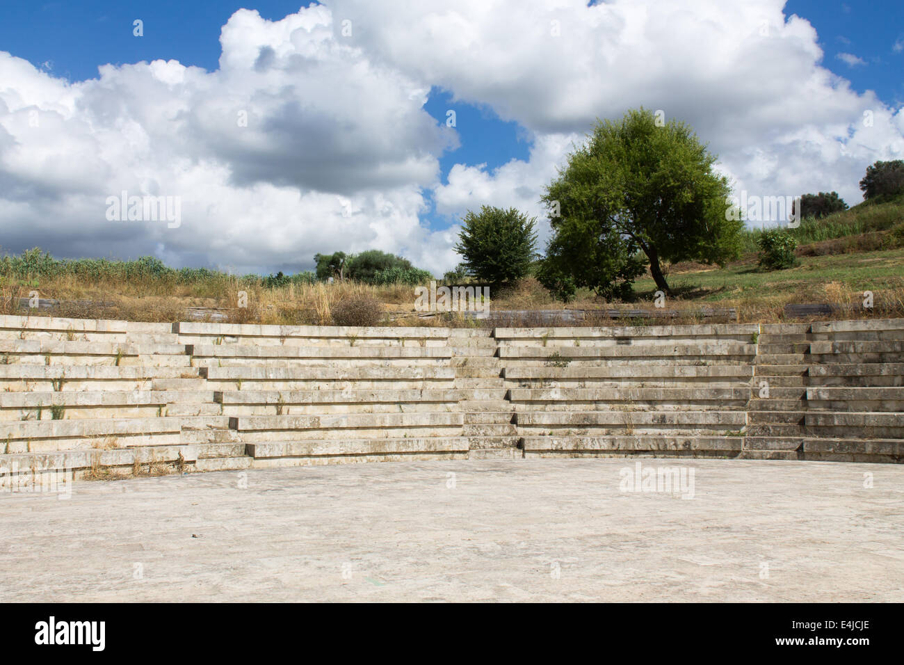 Amphitheater In Italy Stock Photo - Alamy