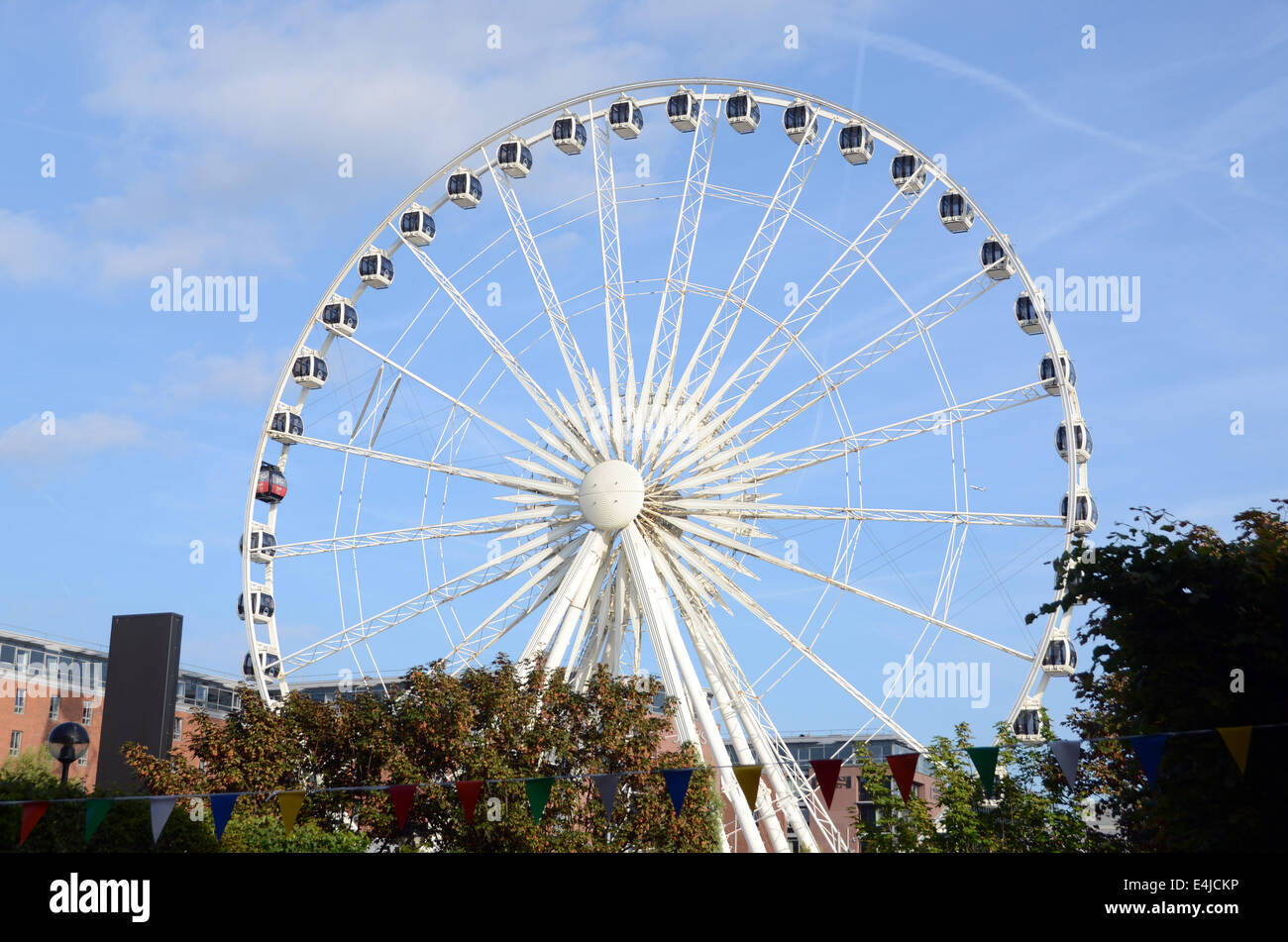 The Liverpool Eye 360 in the Albert Dock, Liverpool, England UK Stock ...